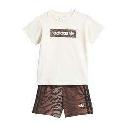 adidas originals Set 'AOP' boy Brown, White size 92