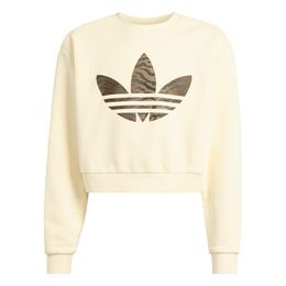 adidas originals Sweatshirt Jungen Größe 164 braun / brokat / offwhite