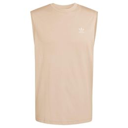 adidas originals Top 'Trefoil Essentials' Herren Gr&ouml;&szlig;e M beige / wei&szlig;