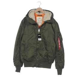 Alpha Industries Jacke Herren Größe L Second Hand grün