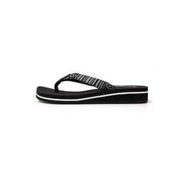 Brasileras Strand-/Badeschuh 'Maya' Damen Gr&ouml;&szlig;e 38 schwarz / wei&szlig;