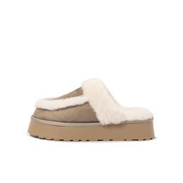 Nuvola. Slippers 'Alaska' female Grey size 38/39