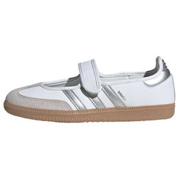 adidas originals Slip On 'Samba' Damen Gr&ouml;&szlig;e 35.5 silber / wei&szlig;