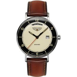 BAUHAUS Automatikuhr Herren Größe One Size beige / braun / schwarz