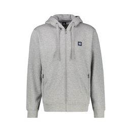 Lerros Zip-Up Hoodie male Grey size XXXL