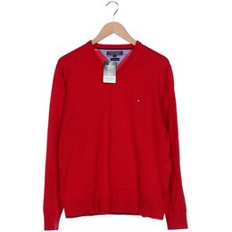 Tommy Hilfiger Pullover Herren Gr&ouml;&szlig;e XL Second Hand rot