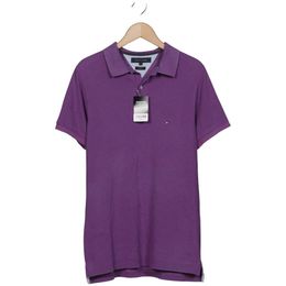 Tommy Hilfiger Poloshirt Herren Gr&ouml;&szlig;e M Second Hand lila