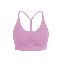 Smilodox Sport BH 'Solid Scrunch' Damen Gr&ouml;&szlig;e S rosa