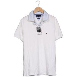 Tommy Hilfiger Poloshirt Herren Gr&ouml;&szlig;e L Second Hand wei&szlig;