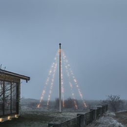 Konstsmide Christmas Tannenbaum für Fahnenmast H: 8 m, LED, 4781-837,