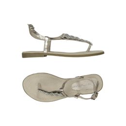 Marco Tozzi Sandalen Damen Gr&ouml;&szlig;e 36 Second Hand silber