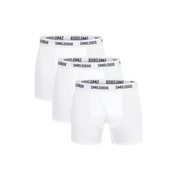 Smilodox Boxer shorts 'Larry' male White size XXL