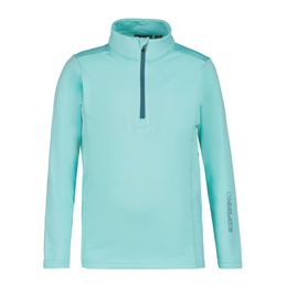 Fleecepullover Icepeak "Icepeak FLEMINTON JR", Mädchen, Gr. 140, turquoise, Fleece, Obermaterial: 92% Polyester, 8% Elasthan, Sweatshirts Fleecepullover
