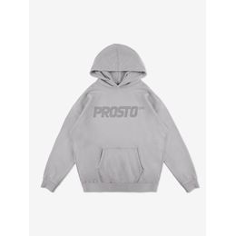 Prosto Sweatshirt 'Big Log Washed' male Grey size S
