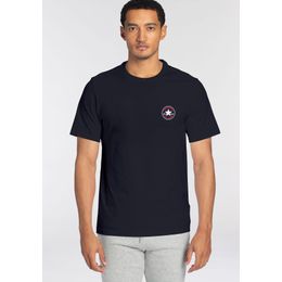 T-Shirt Converse "GO-TO MINI PATCH T-SHIRT", Damen, Gr. XXS, schwarz, Jersey, Obermaterial: 100% Baumwolle, bedruckt, Rundhals, Shirts T-Shirt, Unisex