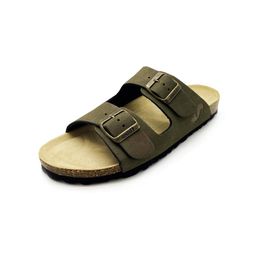 THIES Pantolette 'THIES 1856 Eco Bio Sandal' Damen Gr&ouml;&szlig;e 41 khaki