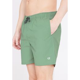 Badehose CRUZ "Eyemouth", Herren, Gr. XXL, US-Gr&ouml;&szlig;en, gr&uuml;n (dunkelgr&uuml;n), Polyamid, unifarben, Badehosen Badehose, mit atmungsaktiver Eigenschaft