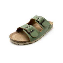 THIES Pantolette 'THIES 1856 Eco Bio Sandal' Damen Gr&ouml;&szlig;e 37 gr&uuml;n