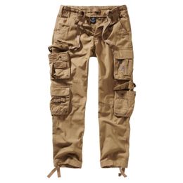 Stoffhose Brandit "Brandit Herren Pure Slim Fit Trouser", Herren, Gr. 4XL, US-Gr&ouml;&szlig;en, beige, 100% Baumwolle, relaxed fit, Hosen Stoffhose