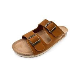 THIES Pantolette 'THIES 1856 Eco Bio Sandal' Damen Gr&ouml;&szlig;e 44 karamell