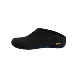 glerups Slippers 'Black Rubber' female Black size 40