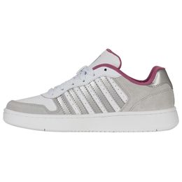 K-Swiss Sneaker Damen Größe 39 grau / brombeer / silber / weiß