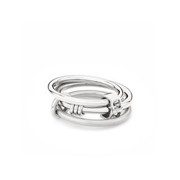 Liebeskind Berlin Ring Damen Gr&ouml;&szlig;e 56 silber