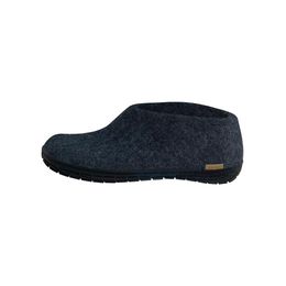 glerups Slippers 'Black Rubber' female Blue size 48