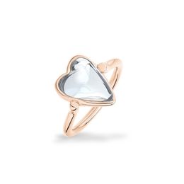 Liebeskind Berlin Ring - Glass Heart Damen Gr&ouml;&szlig;e 54 rosegold
