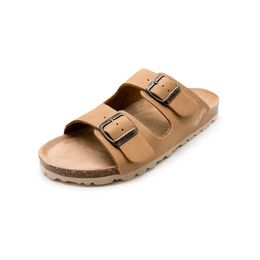 THIES Pantolette 'THIES 1856 Eco Bio Sandal' Damen Gr&ouml;&szlig;e 45 braun
