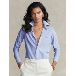 Polo Ralph Lauren Bluse 'Heidi' Damen Gr&ouml;&szlig;e L blau / wei&szlig;