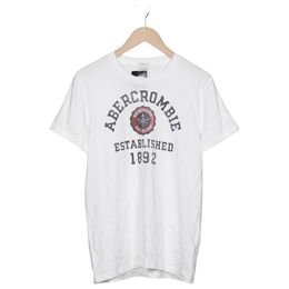 Abercrombie & Fitch Abercrombie & Fitch T-Shirt Herren Gr&ouml;&szlig;e L Second Hand wei&szlig;