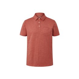 Tchibo - Jersey-Poloshirt - Herren - Gr. L - terrakotta