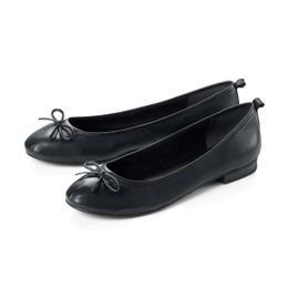 Tchibo - Leder-Ballerinas - Damen - Gr. 37 - schwarz