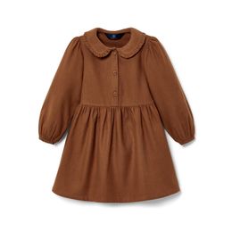 Tchibo - Kleinkind Webkleid - M&auml;dchen - Gr. 86/92 - cognac