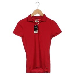 Tommy Jeans Poloshirt Damen Gr&ouml;&szlig;e XS Second Hand rot