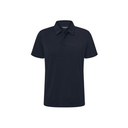 Tchibo - Funktions-Poloshirt mit Merinowolle - Herren - Gr. L - dunkelblau