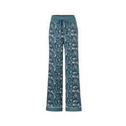 Tchibo - Relaxhose - Damen - Gr. M - petrol/paisley