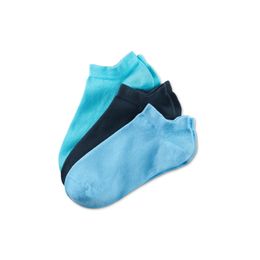 Tchibo - 3 Paar Sneakersocken - Gr. 27-30 - dunkelblau