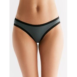 Albero Natur Slip ' Bio Baumwoll Slip mit Spitze' Damen Gr&ouml;&szlig;e XL jade