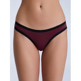 Albero Natur Panty 'Damen Bio Baumwoll Slip mit Spitze' female Red size M