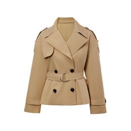 Imily Bela Mantel Damen Gr&ouml;&szlig;e XL khaki Wintermantel