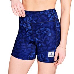 Saysky Flower Combat+ Short Tights 7'' Bekleidung Damen blau S