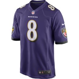 Nike Baltimore Ravens Lamar Jackson 8 Spielertrikot Herren - Gr&ouml;&szlig;e XXL - lila