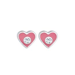 Elli Jewelry 'Herz' girl Silver size One Size