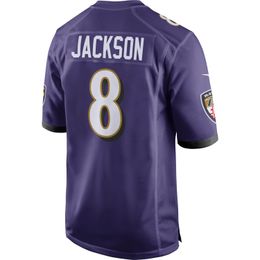 Nike Baltimore Ravens Lamar Jackson 8 Spielertrikot Herren - Gr&ouml;&szlig;e XXL - lila