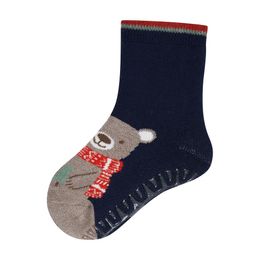 Sterntaler Socken Jungen Gr&ouml;&szlig;e 24 blau / braun / rot / wei&szlig;