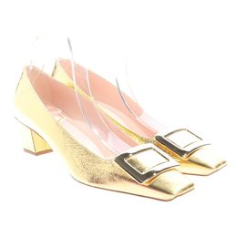 Roger Vivier Pumps Damen Gr&ouml;&szlig;e 39 Second Hand gold