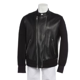 Neil Barrett Lederjacke / Ledermantel Herren Gr&ouml;&szlig;e L Second Hand schwarz
