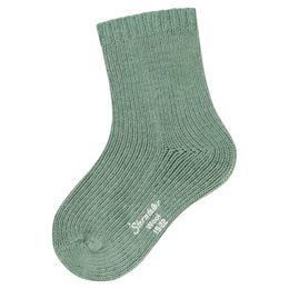 Sterntaler Socken M&auml;dchen Gr&ouml;&szlig;e 18 hellgr&uuml;n / wei&szlig;